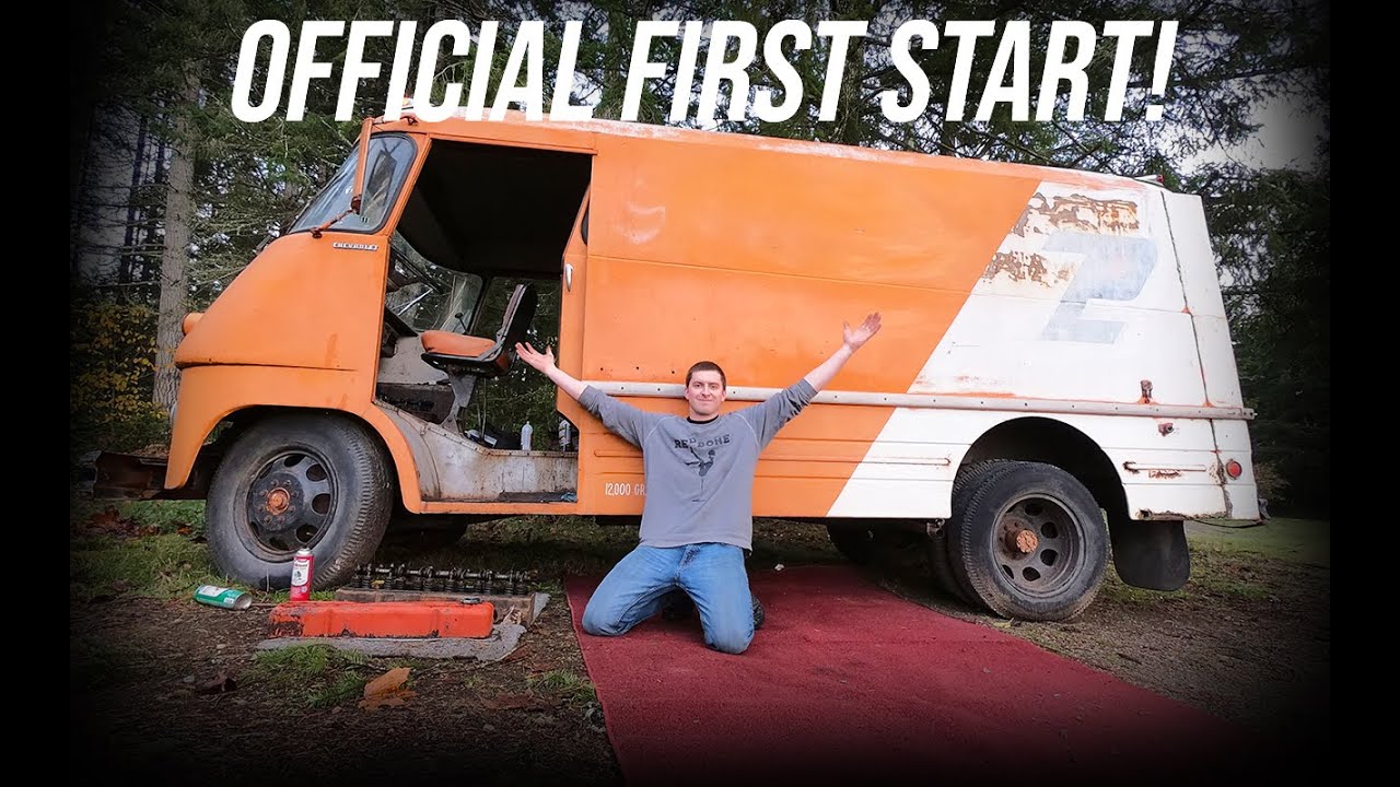 Retro Van Revival! I Started My 1960 Step-Van for FIVE DOLLARS! First ...