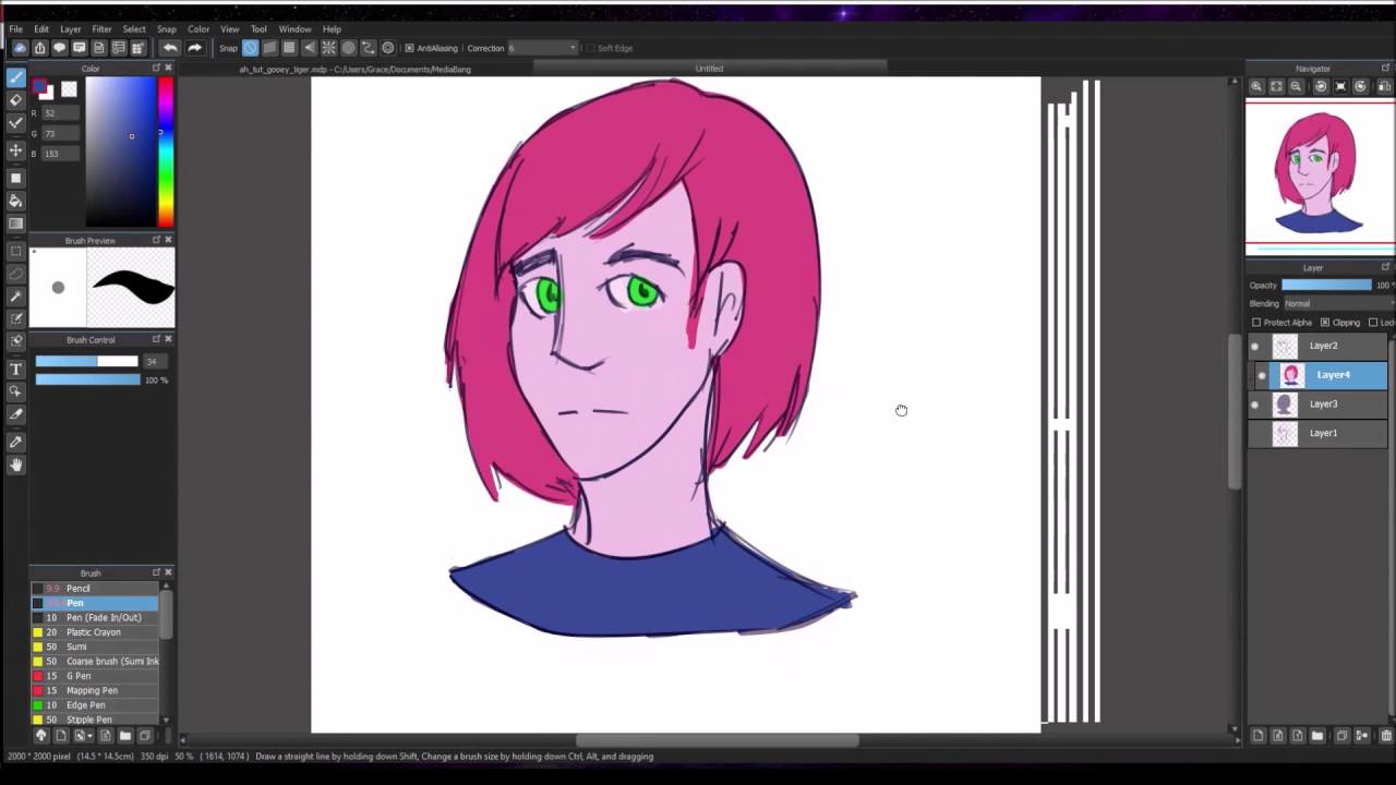 Lineless Digital Painting Tutorial - YouTube
