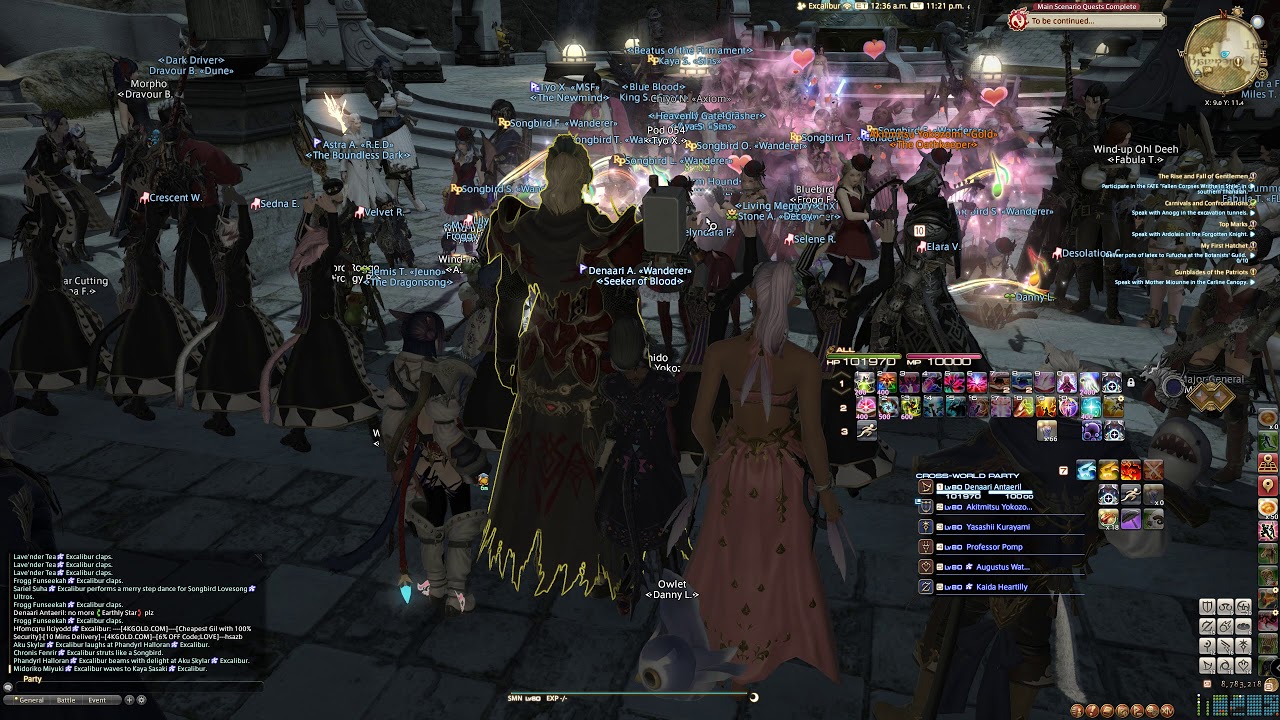 FFXIV Songbirds Final Countdown and Pumped Up Kicks - YouTube