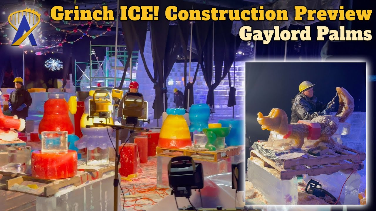 Gaylord Palms ICE! Exhibit Early Construction Preview for 'How the ...