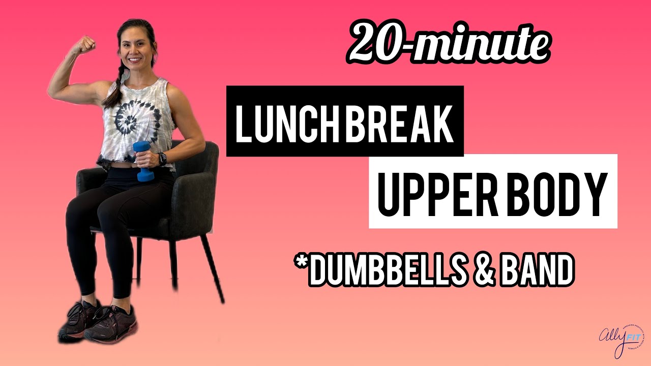 20-Minute Lunch Break Seated Upper Body Workout - YouTube