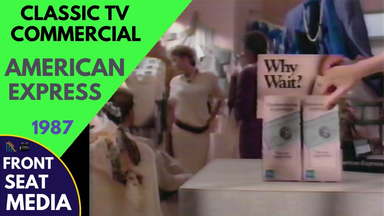 American Express TV Commercial 1987 - YouTube