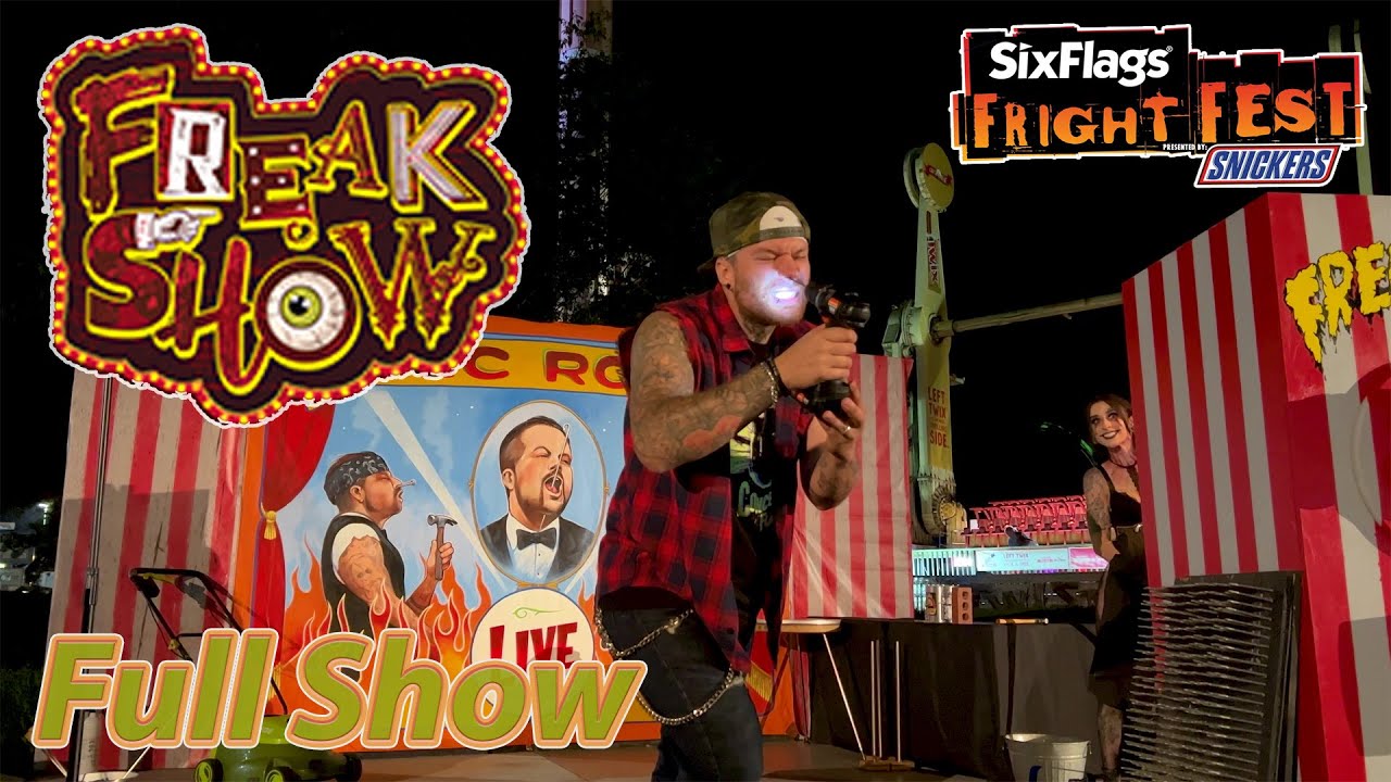 Freak Show | 4K Full Show | Fright Fest at Six Flags Great Adventure ...