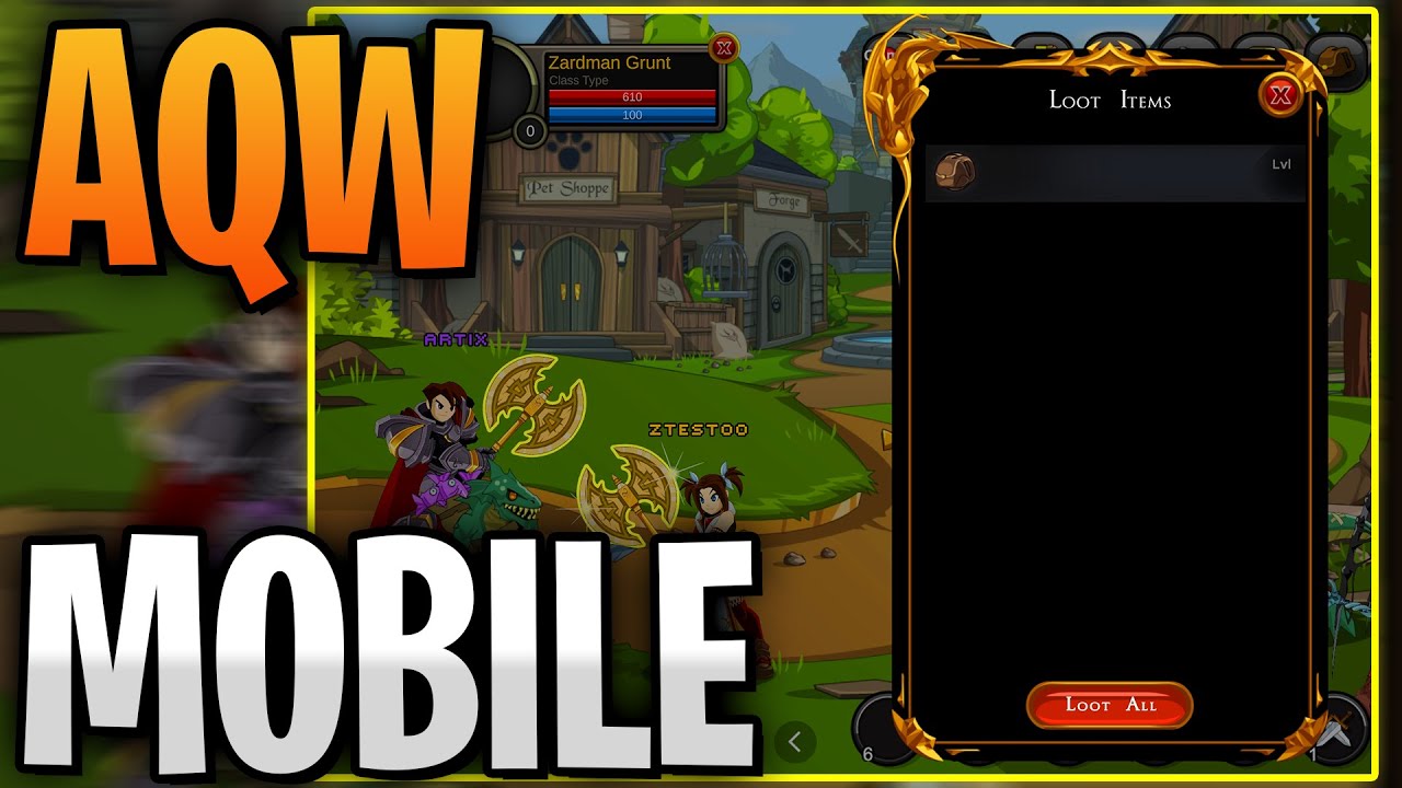 AQW Mobile! - New CC Soccer Skins and more! AQW - YouTube