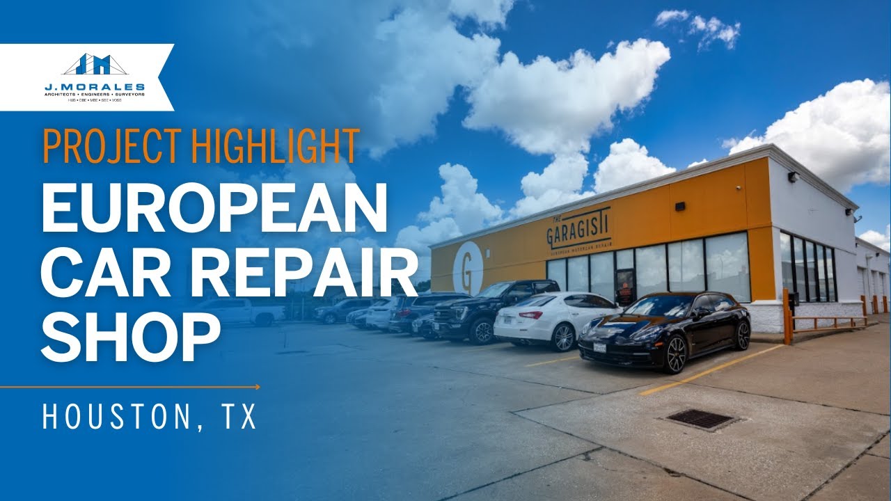 Drone Tour: European Car Repair Shop in Houston, TX | J. Morales Civil ...
