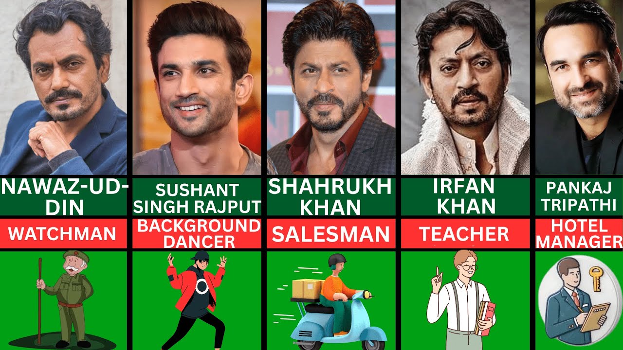 First Job of Bollywood Actors Before They Were Famous - YouTube