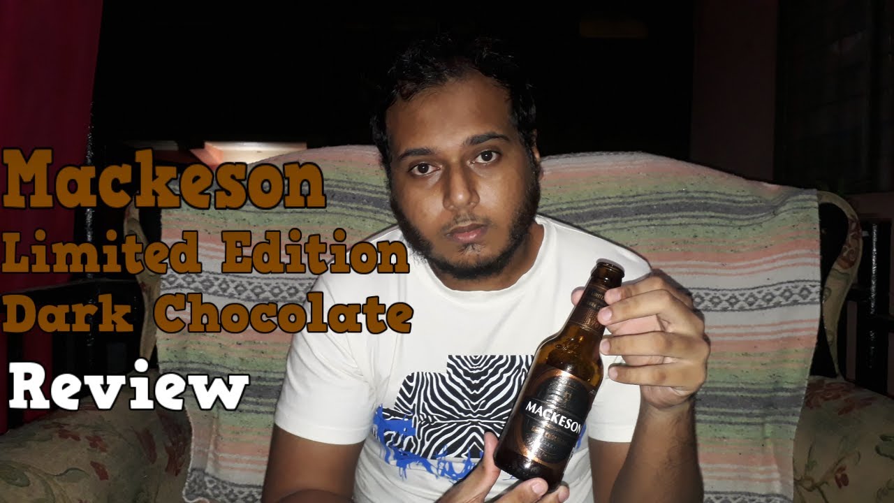 Tasting and Reviewing The NEW Limited Edition Dark Chocolate Mackeson ...
