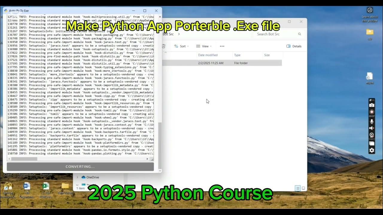 How to make Python portable .exe File - YouTube