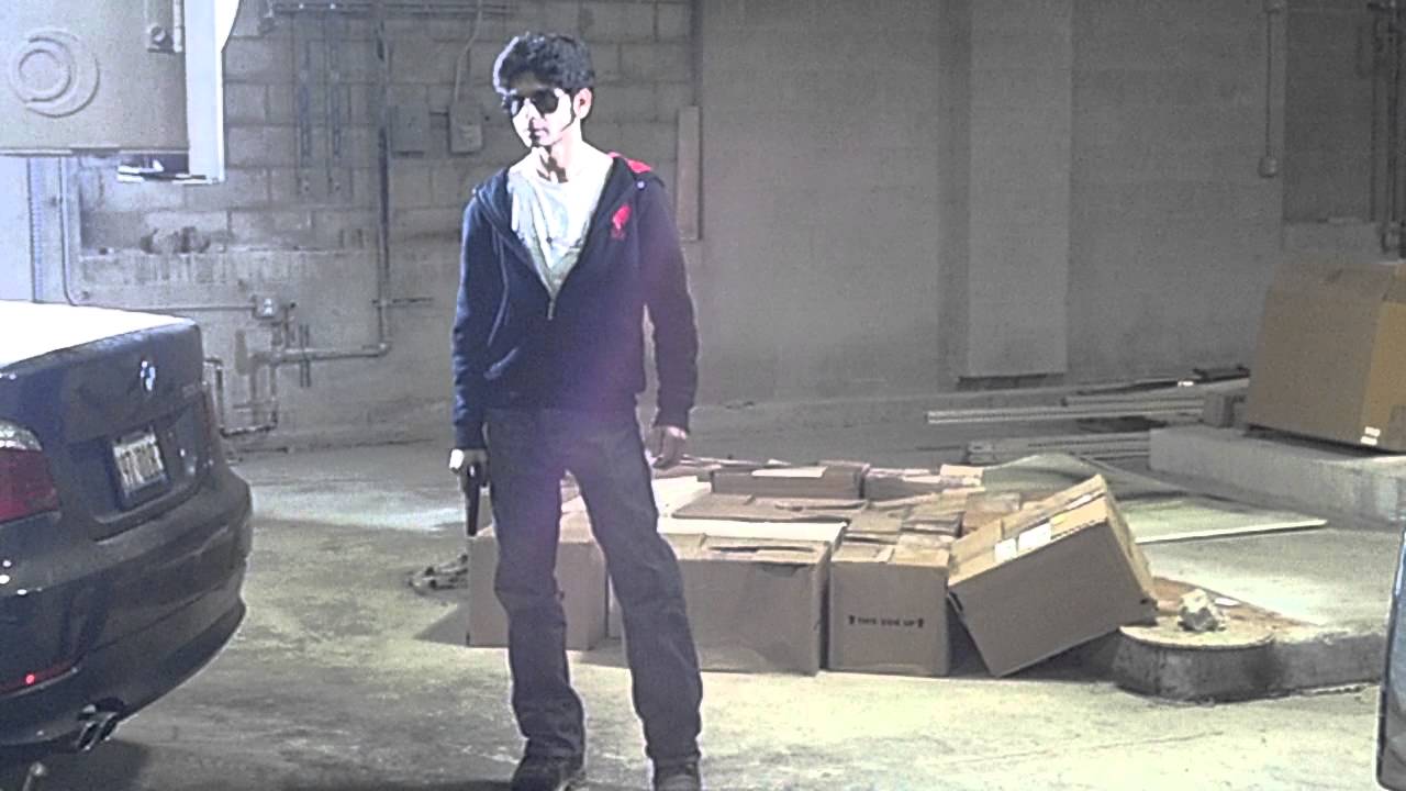 Bollywood Film Squib shot falling back on boxes - YouTube