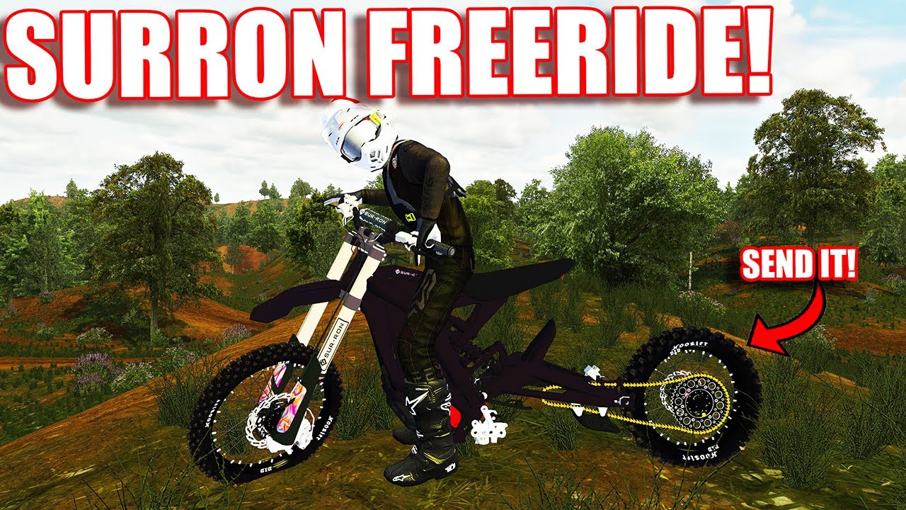HITTING INSANE FREERIDE JUMPS ON THE FASTEST SURRON IN MXBIKES - YouTube