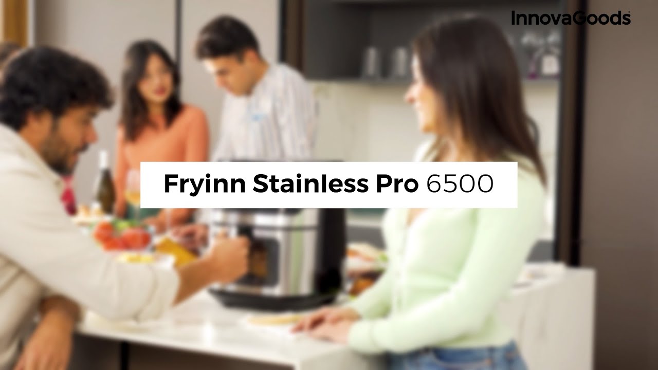 InnovaGoods Fryinn Stainless Pro 6500 - YouTube