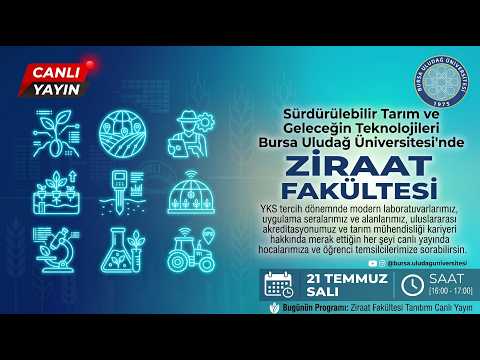 Sürdürülebilir Tarım ve Geleceğin Teknolojileri Bursa Uludağ Üniversitesi'nde!
