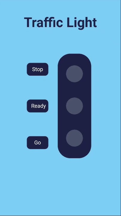 Build A Traffic Light🚦programming Coding Html Css Javascript Webdeveloper Fun Shorts