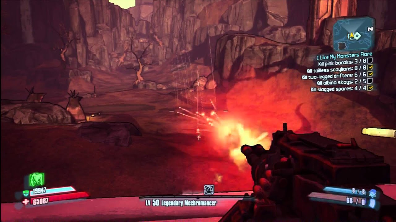 Borderlands 2. NEW WEAPON chopper gun - YouTube