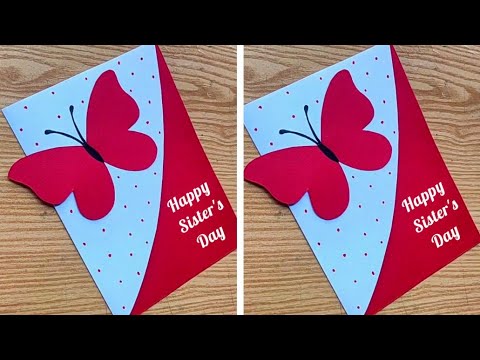 DIY Sister's Day Card Ideas 2023 | Happy Sisters Day Cards | Handmade ...
