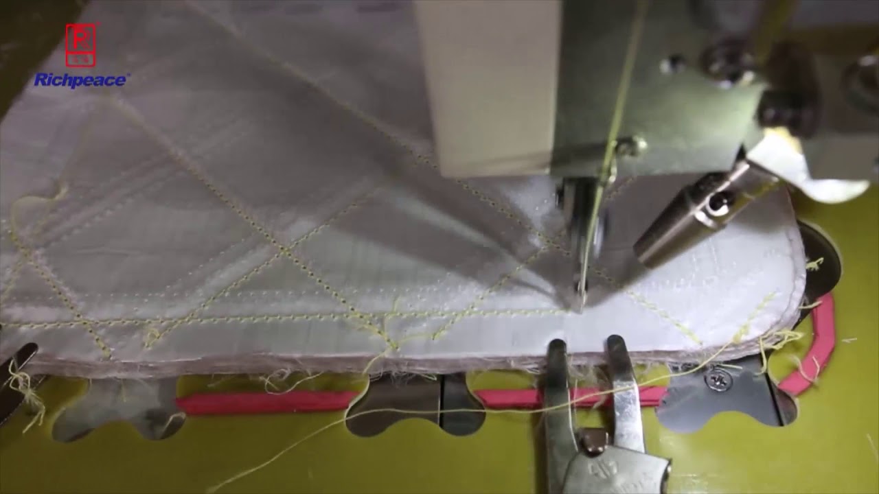 Richpeace Automatic sewing machine -sewing body armor(extra heavy ...