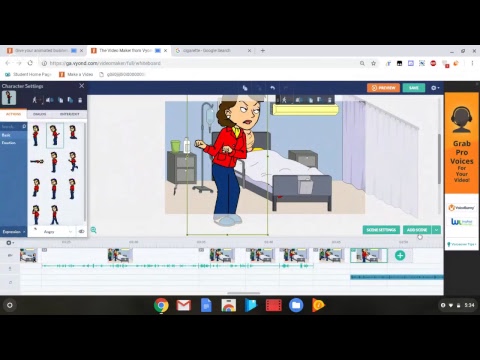 Making A GoAnimate Video Live-Caillou Smoke's Cigarettes/Get's Lung ...