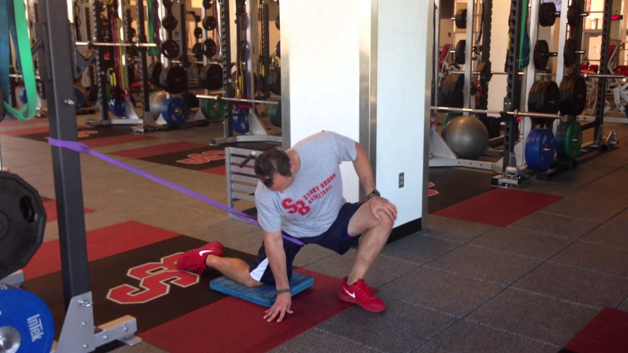 Band Hip Distraction, Lunge Floss - YouTube