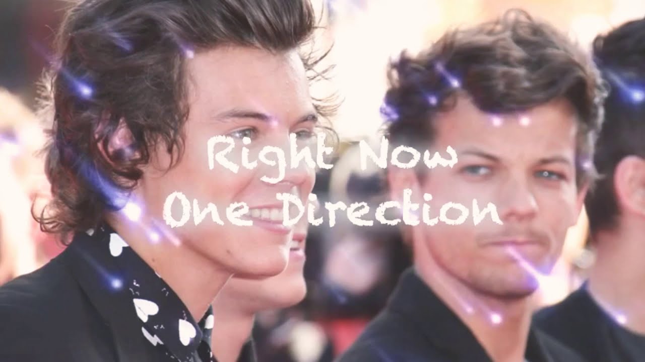 Right Now ~ One Direction (edit audio) - YouTube