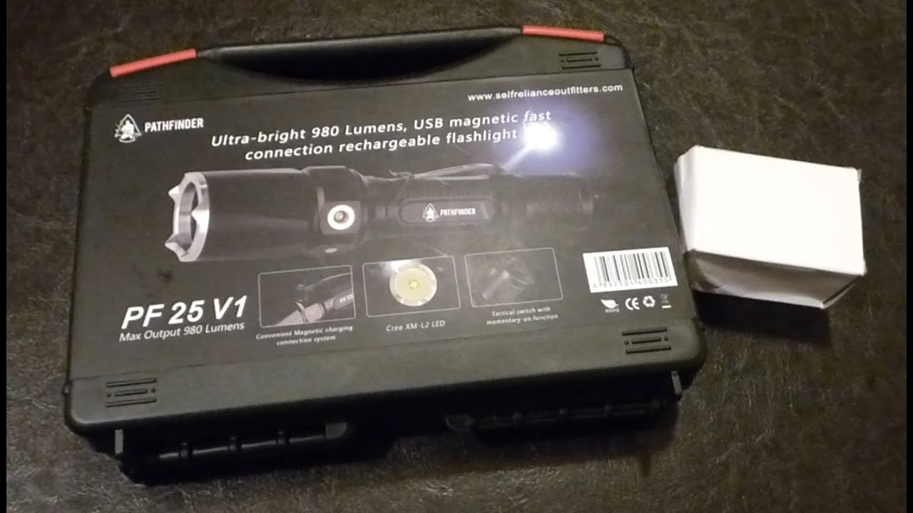 Review of PF 25 V1 Flashlight from ThePathfinderStore.com - YouTube