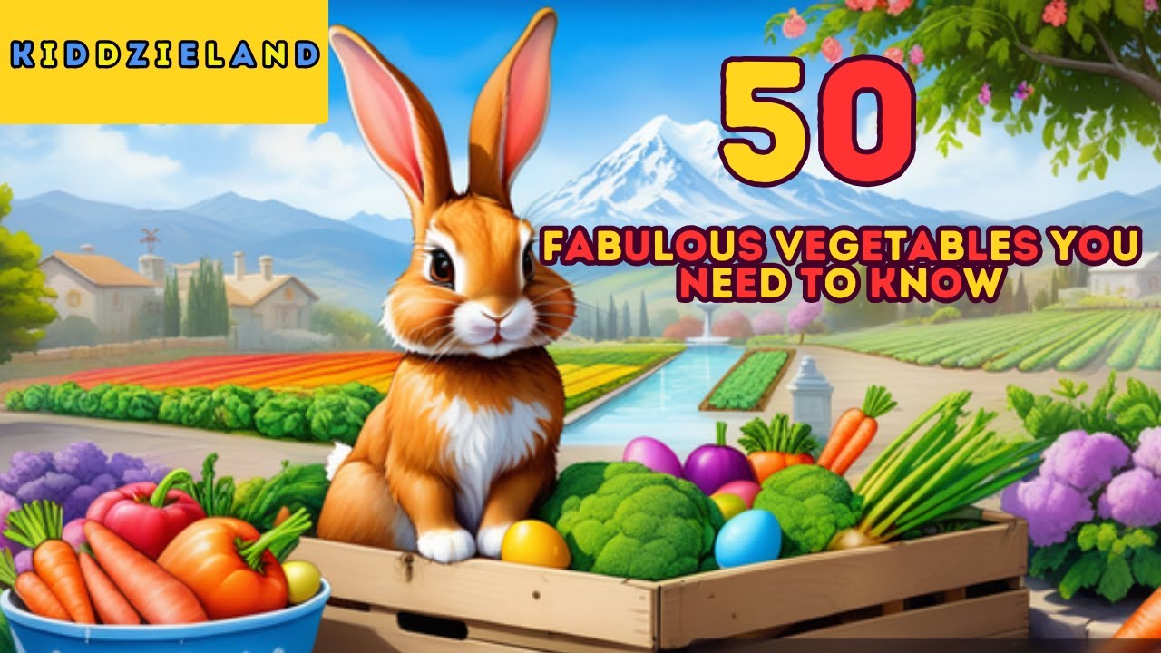 Learn 50 Vegetables Names in English | Vegetables Names - YouTube