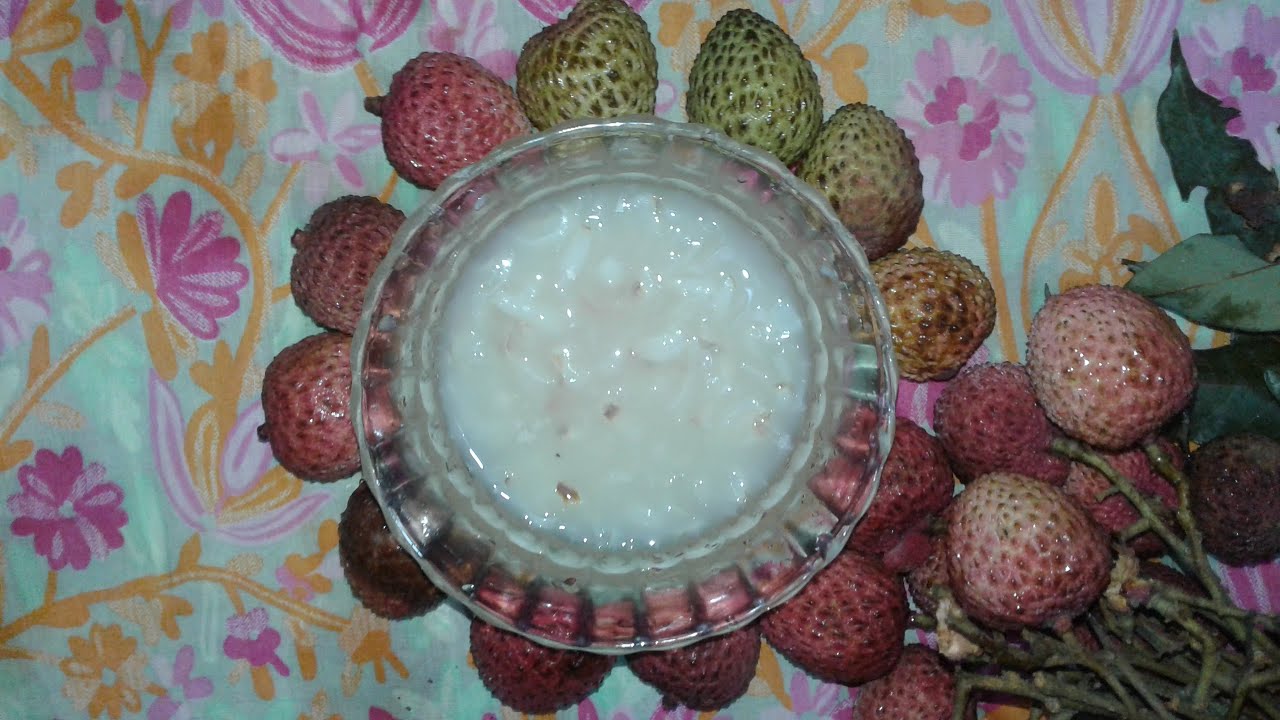 খুব সহজে বানিয়ে নিলাম লিচুর মিষ্টি আচার। I easily made litchi sweet ...