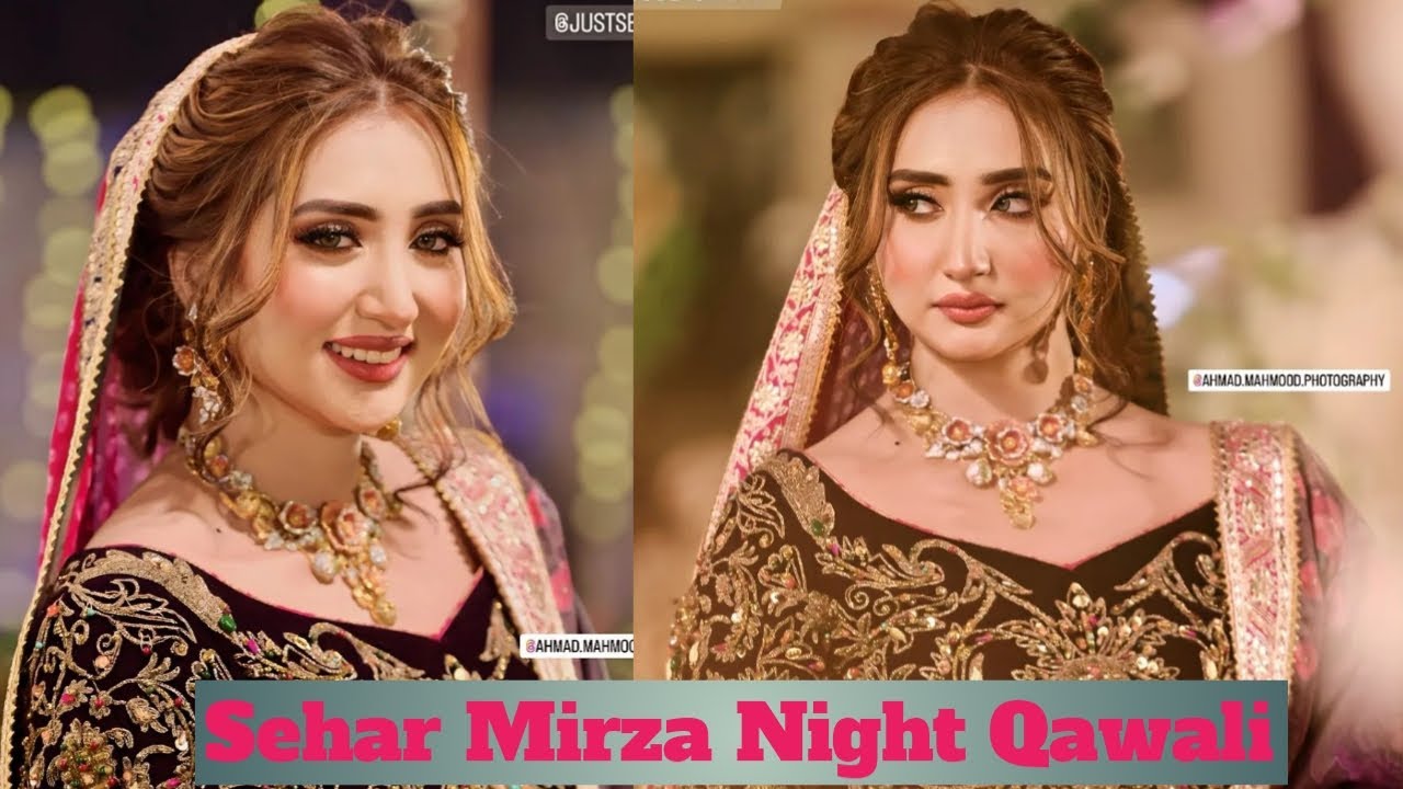 sehar Mirza night Qawali function official video jannat mirza sehar ki ...