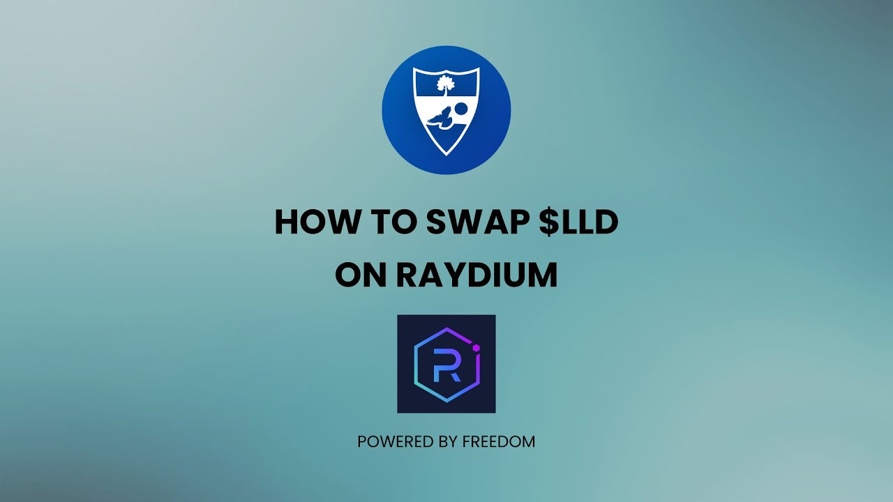 How to Swap LLD on Raydium Tutorial - YouTube
