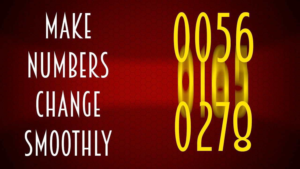 UE5 / UE4 Smooth Cycle Between Numbers - YouTube