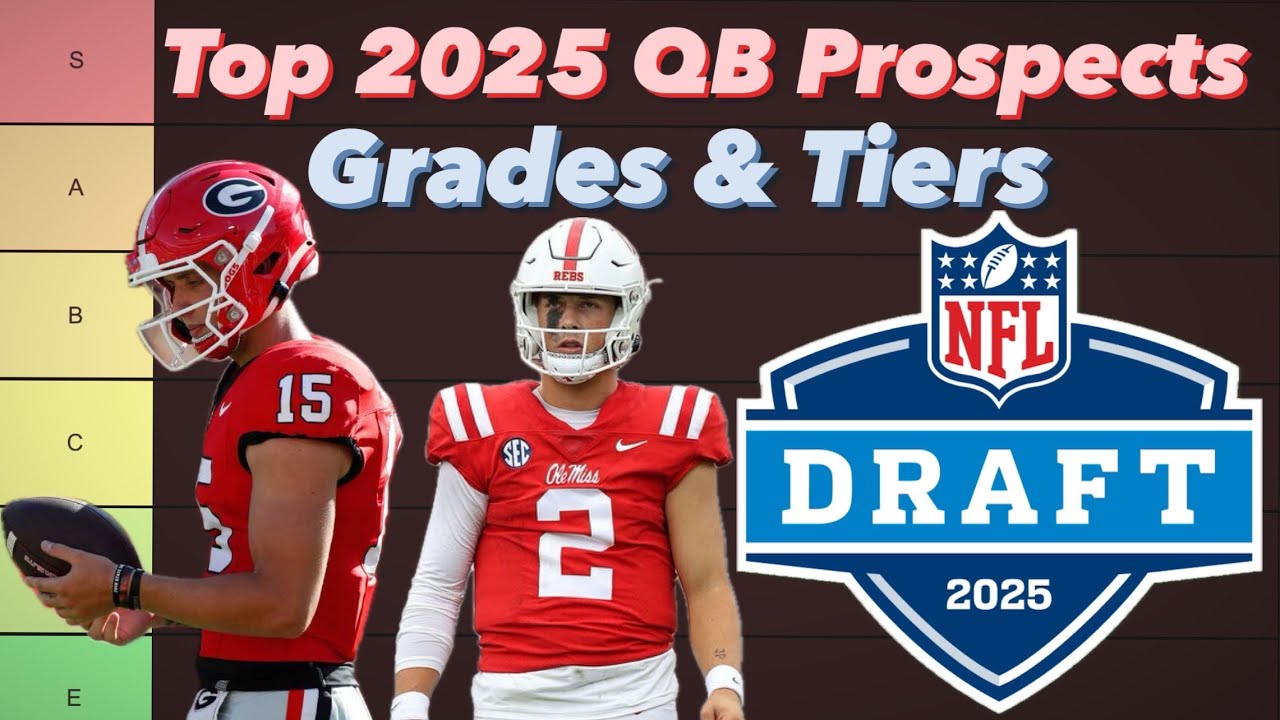 2025 NFL Draft - Top 15 QB Prospects Tiers & Grades #nfldraft #nfl # ...