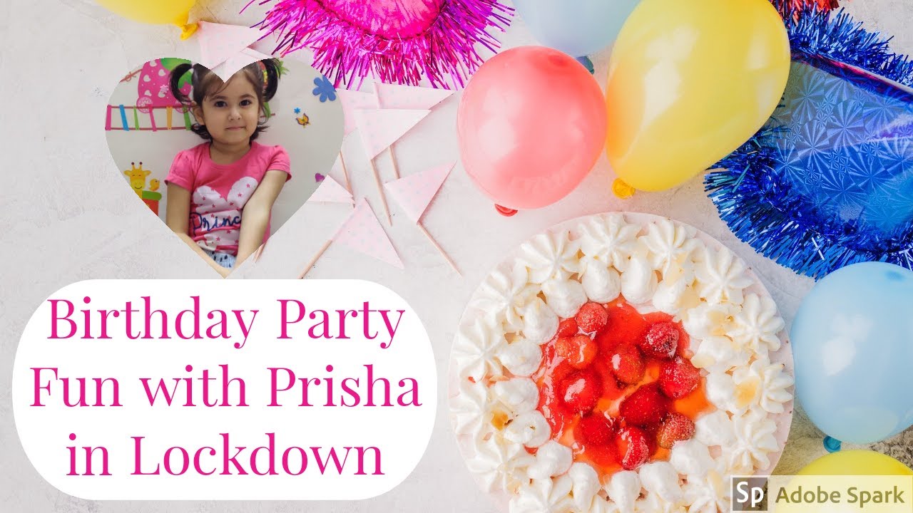 Lockdown Birthday Party |Makeup Time | Dance Time / kids fun / happy ...