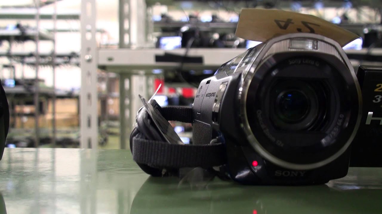 Sony Camcorder HDR-CX500 test recording during QC test - YouTube