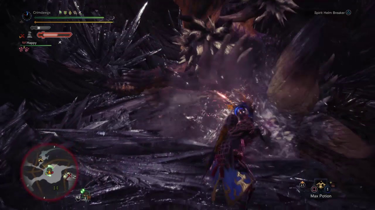 Azure Starlord full armour+weapon fashion speed run Nergigante 4:33 ...