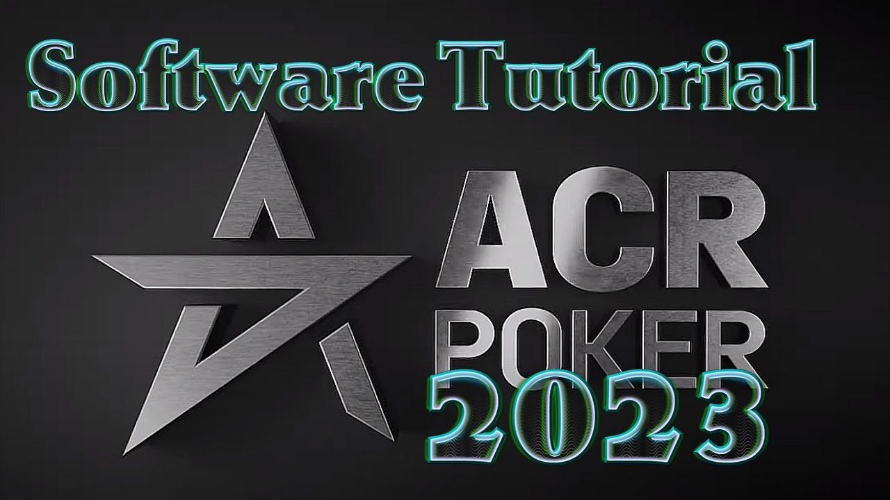 ACR Poker - Учебник по программному обеспечению 2023 - YouTube
