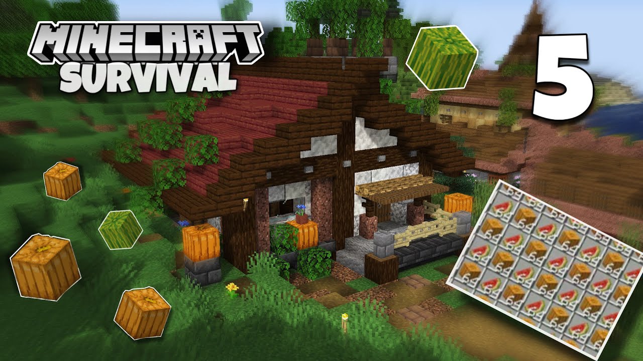 I Built an AUTOMATIC Pumpkin & Melon Farm in 1.19! - Minecraft Let's ...