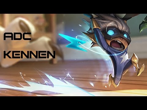 League of Legends S7 Super Kennen ADC Full Gameplay - YouTube