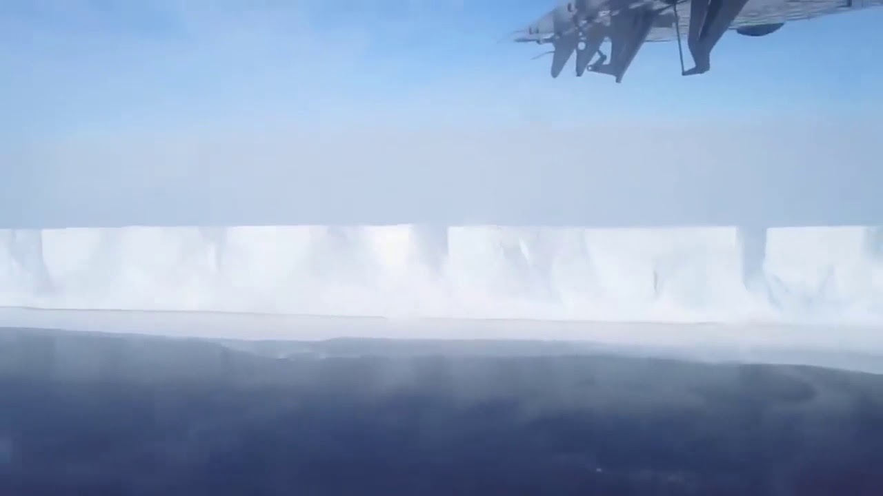 The Edge Of The FLAT EARTH Wall Of Antarctica (Ice Wall) - YouTube