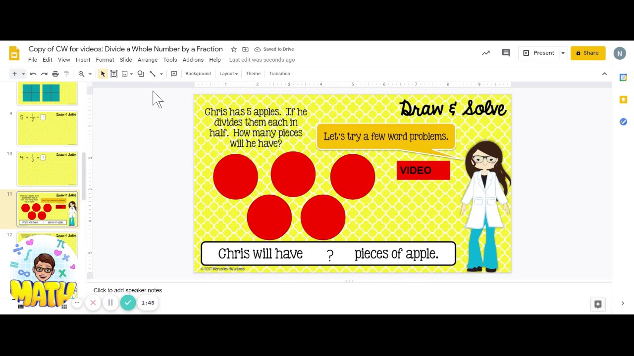 Video 4 Divide A Whole Number By A Fraction Google Slides 3 YouTube Video 4 Divide A Whole Number By A Fraction Google Slides 3 YouTube