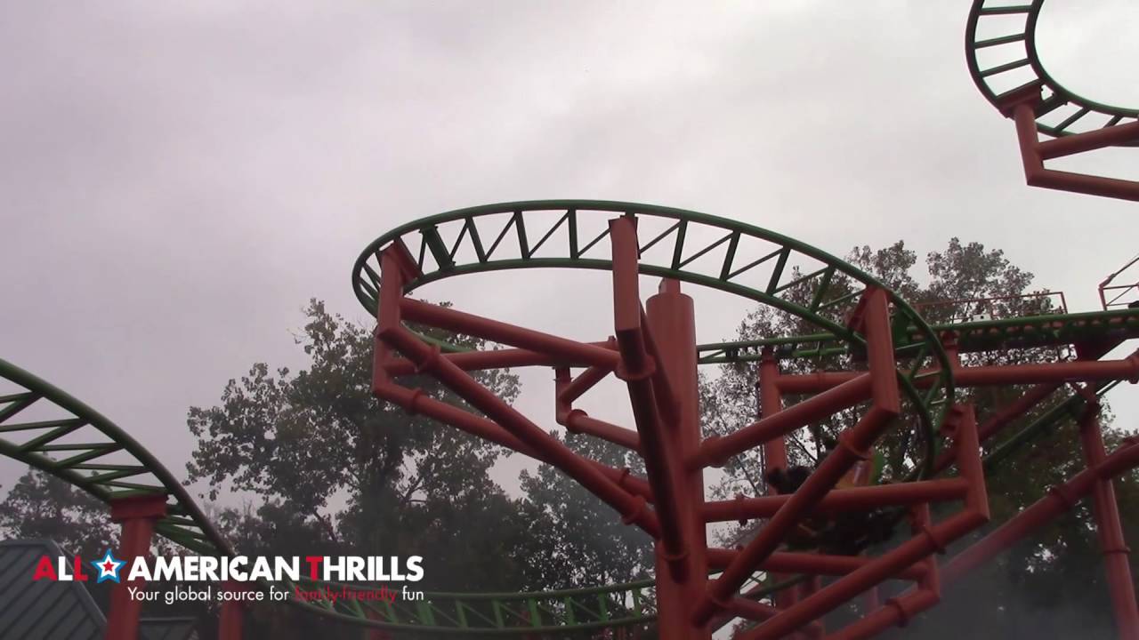 Pandemonium At Six Flags New England Off Ride In HD - YouTube