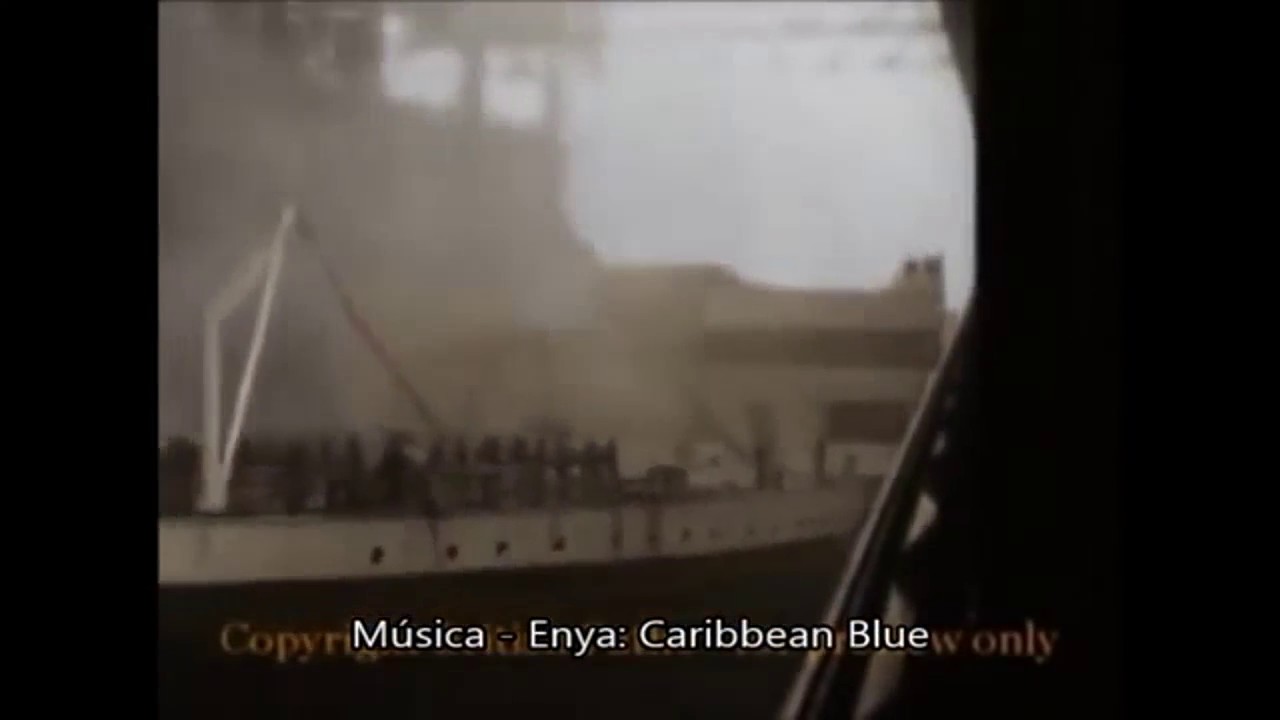 RMS Britannic Sea Launch In Colors - YouTube
