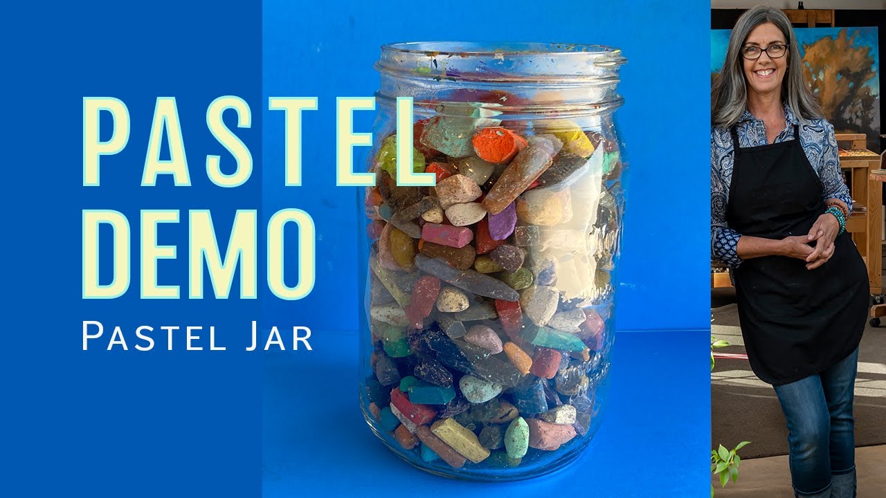 Free Pastel Demonstration of a Jar of Pastels - YouTube