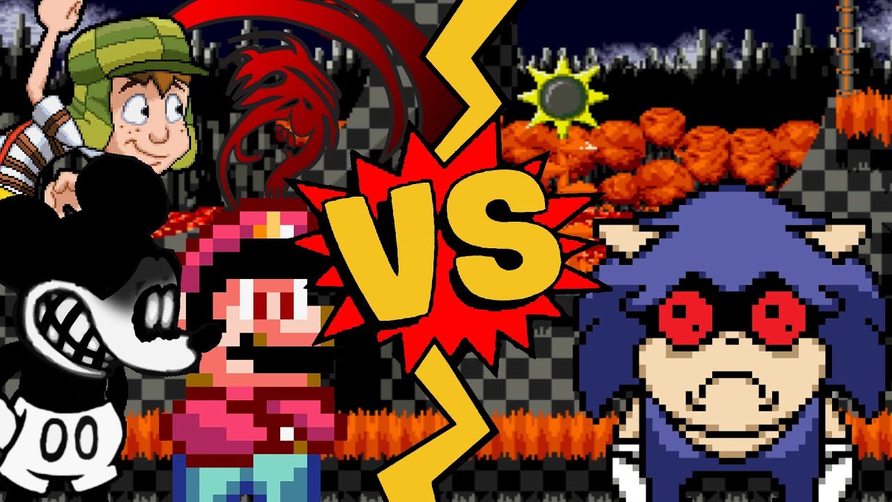 M.U.G.E.N Battles | Power Star Mario/S.Mouse/El Chavo/Giygas vs Sonic ...