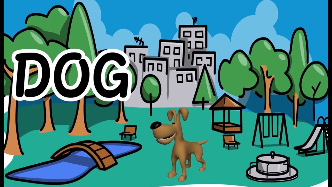 Cute Dog animation loop.【かわいい犬のアニメーションループ】 - YouTube