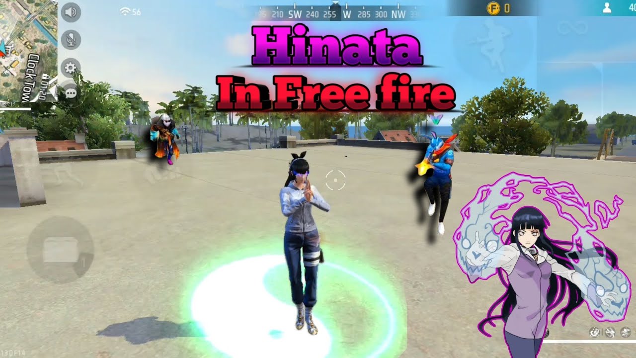 Hinata In free fire (free fire highlights) - YouTube