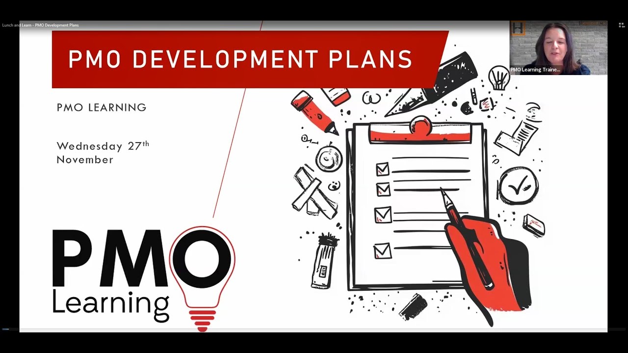Lunch and Learn - PMO Development Plans - YouTube