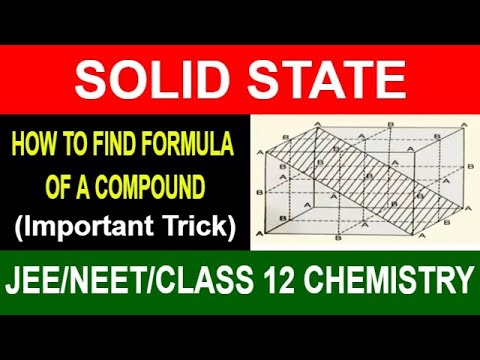 Solid State - How to Calculate Formula Of A Compound | Very Important ...