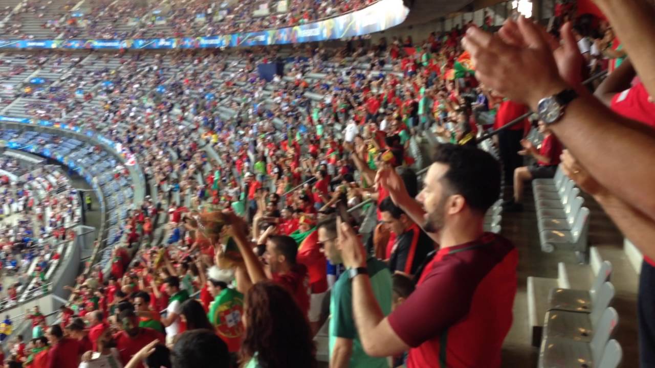 Portugal Fans Chants & Celebrations (Final UEFA Euro 2016) - YouTube