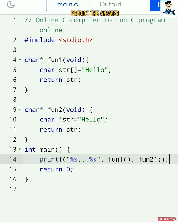Predict The Answer For Above Program Using C Coding Happycoding Cprogramming Tamil Cprogram 4942