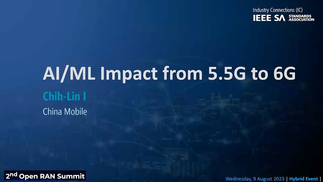 AI/ML Impact from 5.5G to 6G - YouTube