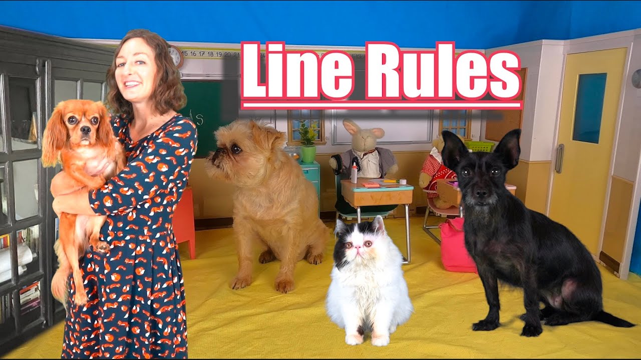 Line Rules Lesson for Kids - YouTube